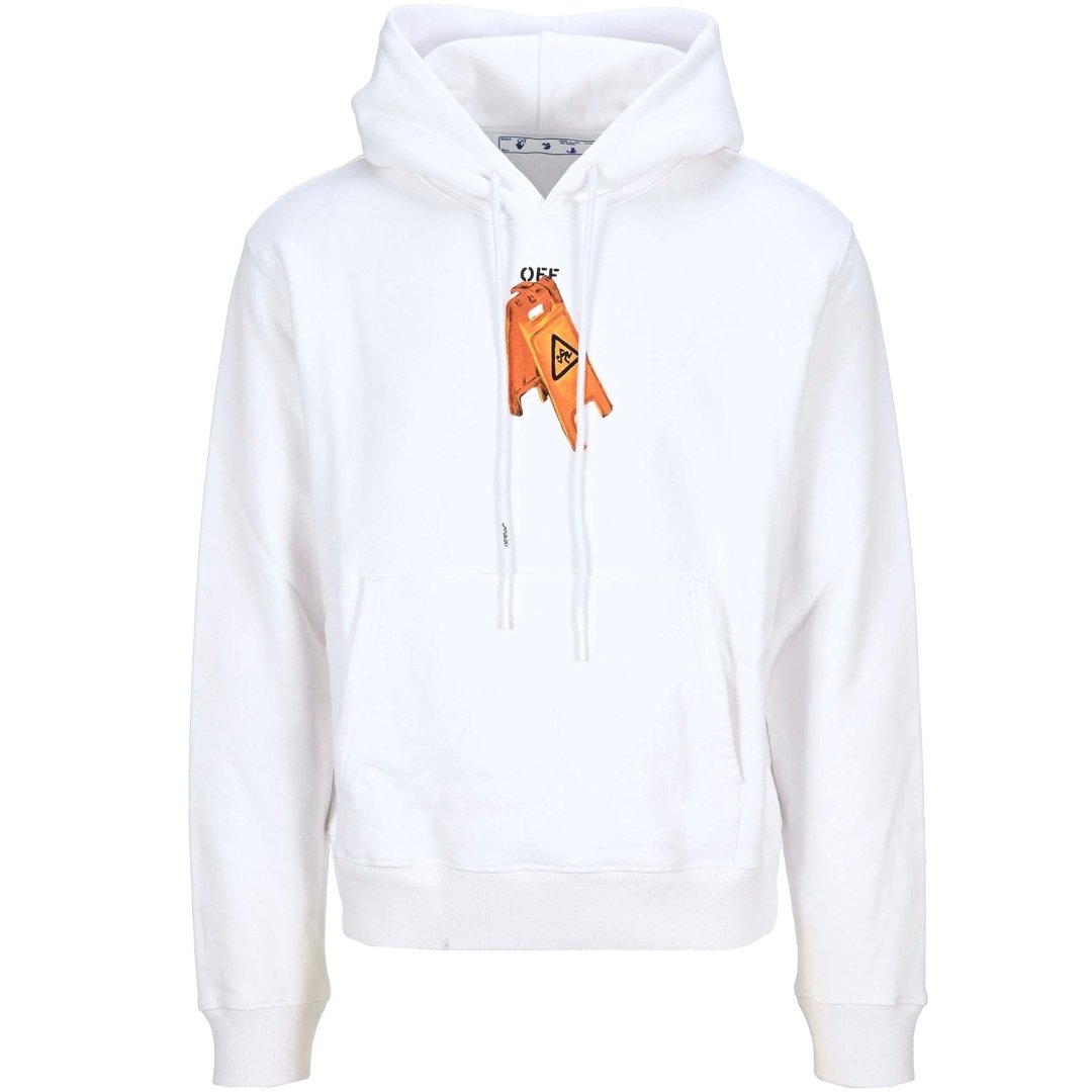 Off-White Pascal Skeleton White Oversized Hoodie