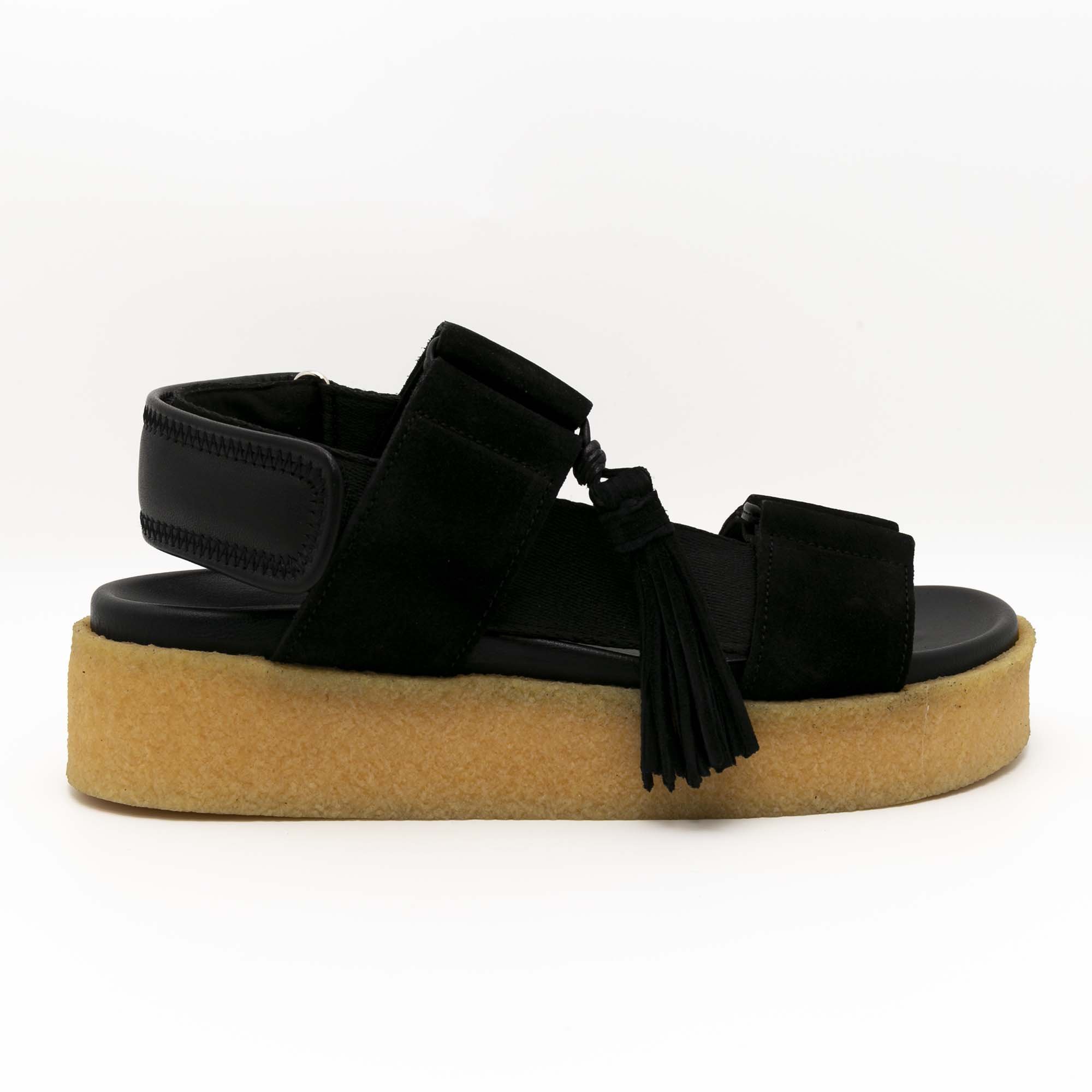 Sandaal Clarks Crepe Sndl Zwart
