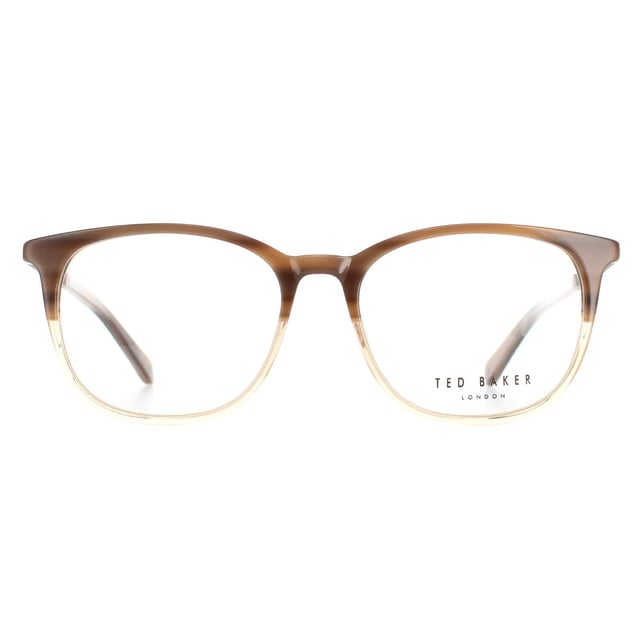 Ted Baker Round Mens Brown Horn TB8219 Archer Glazen frames