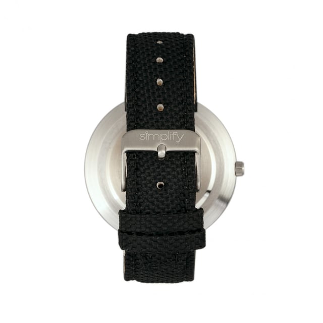 Vereenvoudig de 6100 canvas-overlay horloge met dag/datum