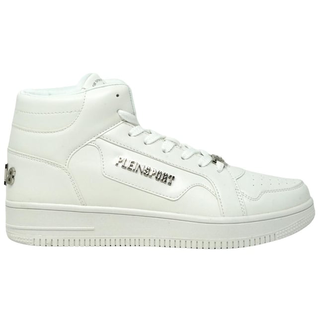 Plein Sport Logo witte hoge sneakers