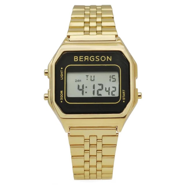 Bergson Horloge Retro Watch Goud