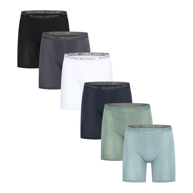 Mario Russo Onderbroeken 6-Pack long fit Boxers Multi