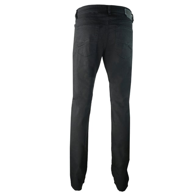 Men's Diesel Buster Regular Slim-Tapered Jeans in Black